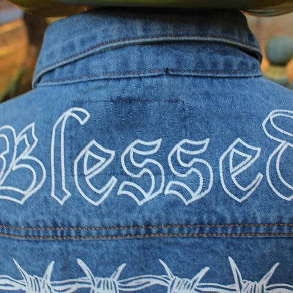 Brooklyn Cloth | Jackets & Coats | Nwt Christian Themed Blessed ...